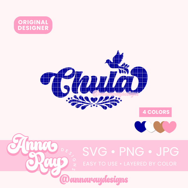 Chula Talavera SVG PNG JPG – Anna Ray Designs