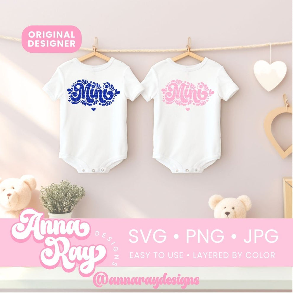 Mini VD Talavera SVG PNG JPG – Anna Ray Designs