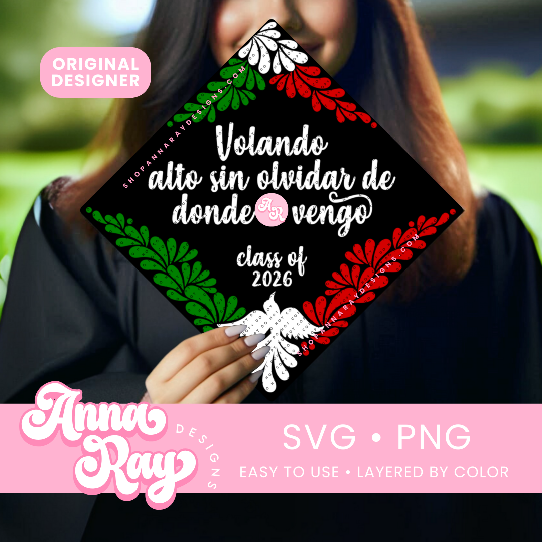 GC Volando Alto Talavera SVG PNG – Anna Ray Designs